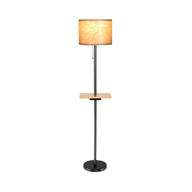 Modern Floor Lamp with Tray Table – Forclover