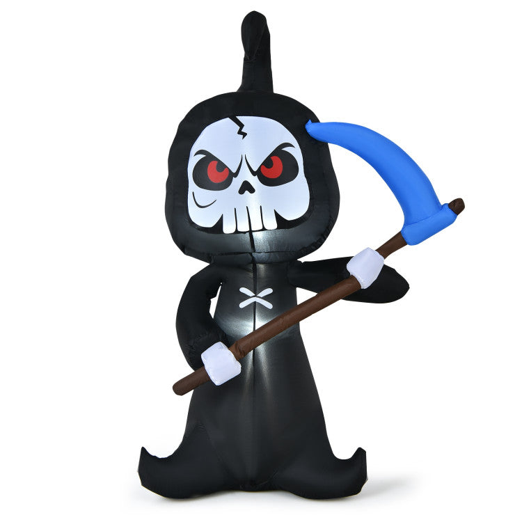 6 Feet Halloween Inflatable Decorations with Built-in LED Lights ...