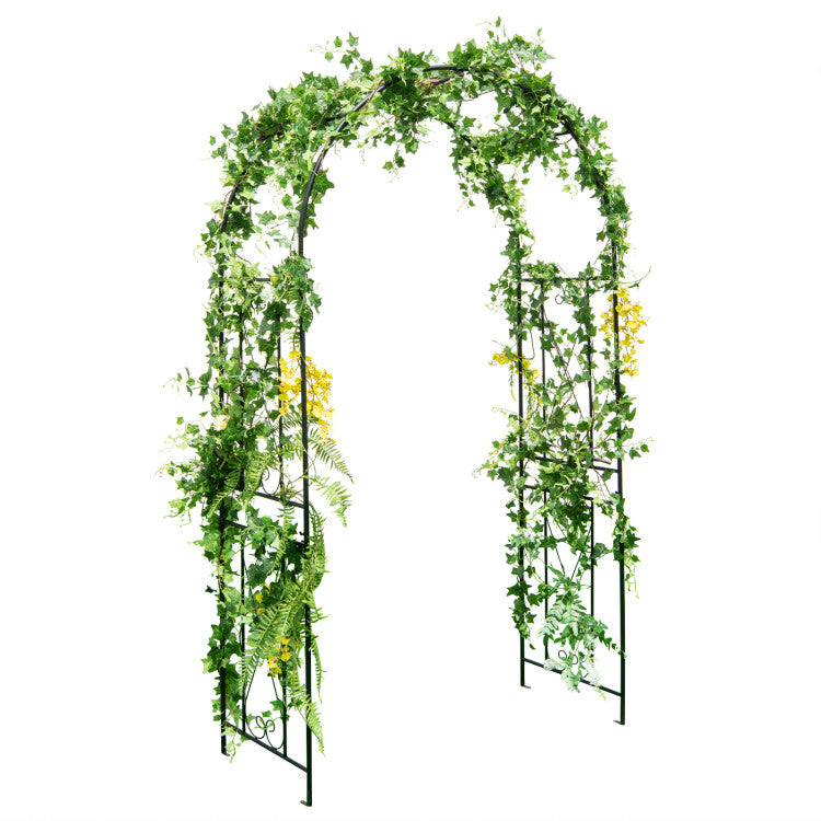 Garden Arch Arbor Trellis Patio Plant Stand Rack Archway – Forclover