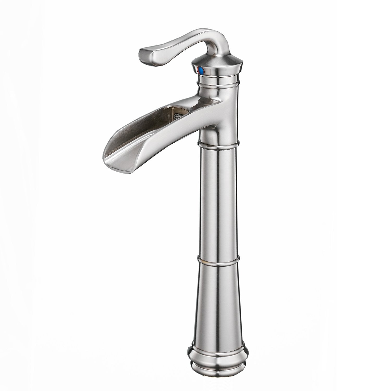 Single Handle Single Hole High Spout Charming Waterfall Bathroom Fauce ...